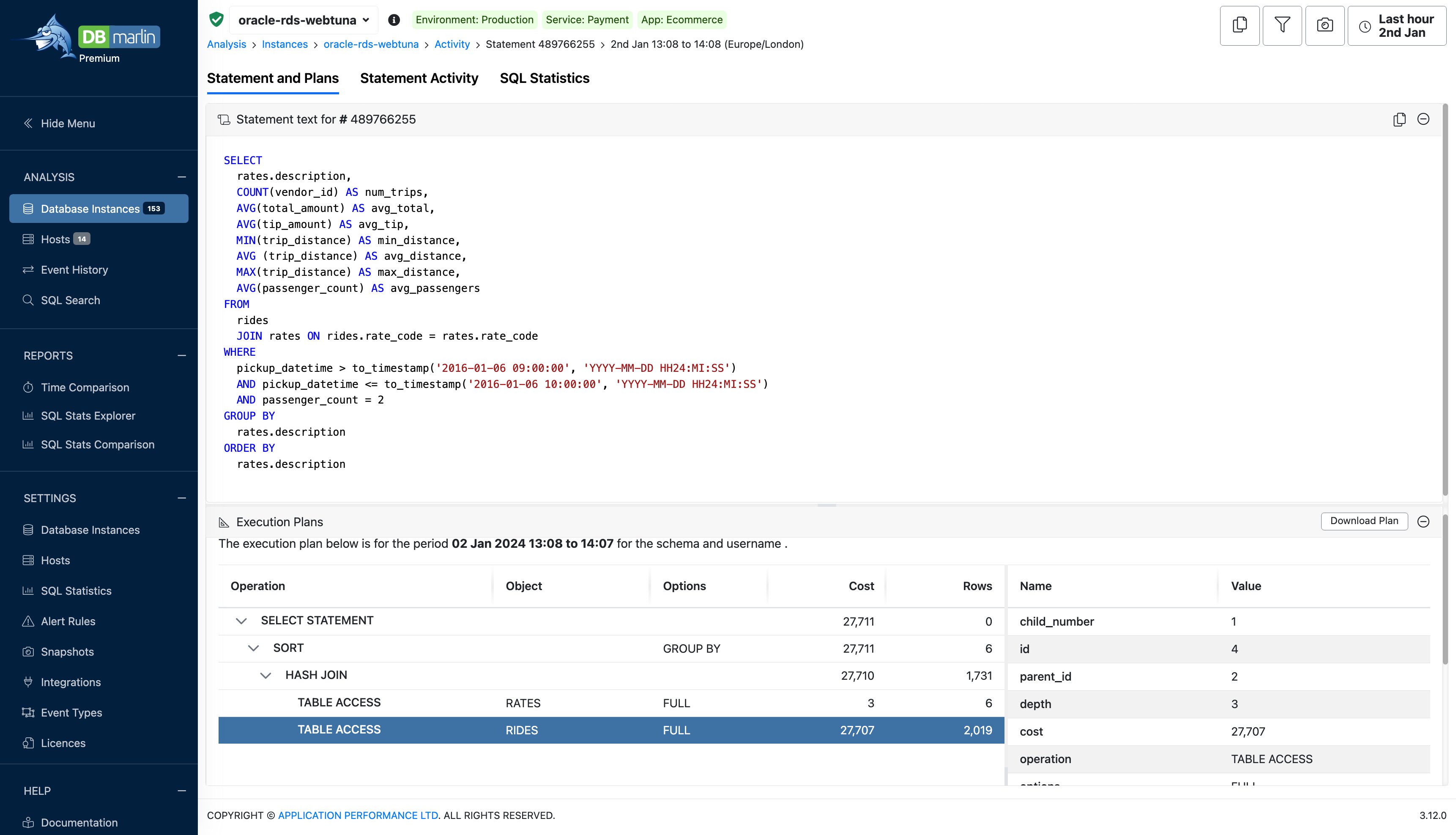 Sql View Dbmarlin Docs And Knowledge Base 6130